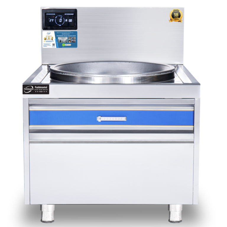 Bếp Từ Công Nghiệp Đơn 12KW Mặt Lõm Phi 600